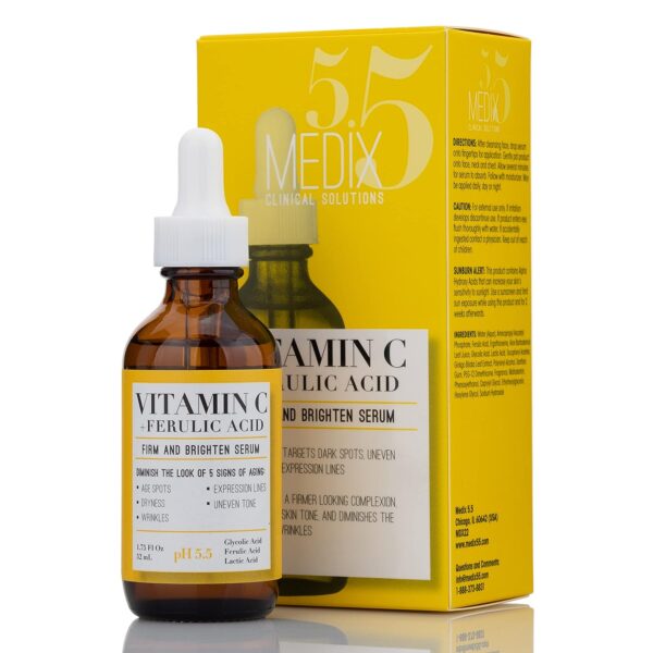 MEDIX55 VITAMIN C + FERULIC ACID FIRM AND BRIGHTEN SERUM 52ml ...