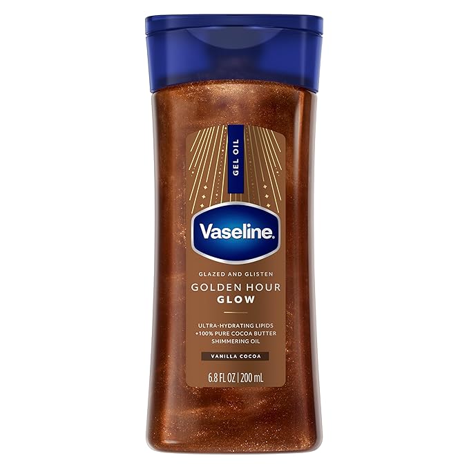 Vaseline Golden Hour Glow Bronze Body Shimmer Gel Oil 200ml - Sonavine ...